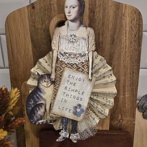 Butterbean - Primitive Doll - PAPER PATTERN by Dru Ann - Cinnamon Creek ...