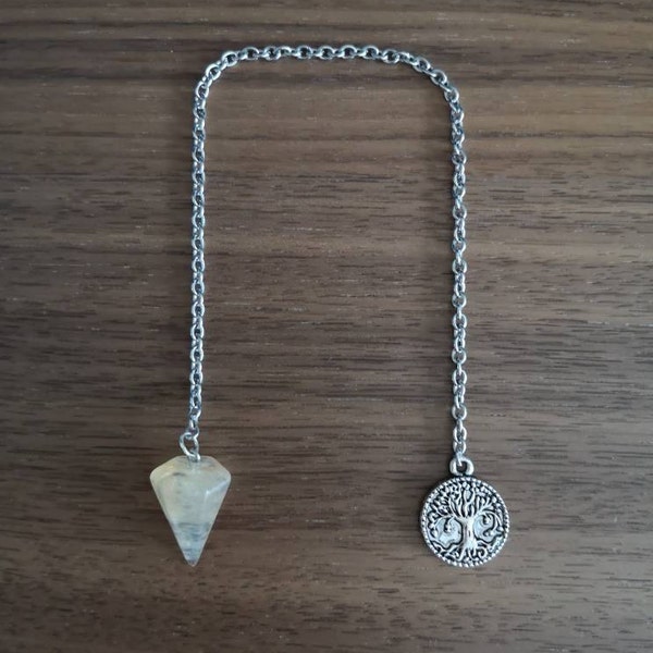 Dowsing Crystal Pendulum Customized Witches Pendulum, Witchcraft Wicca ...