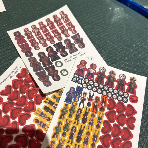 OATH - Matte Vinyl Meeple Stickers/decals Upgrade Kit - Unofficial ...