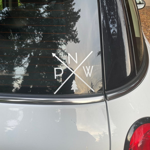 Pacific Northwest Pride Compass Vinyl Decal for Cars, Trucks & Outdoor ...