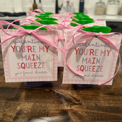 Printable Valentines Day Card for Kids Valentine Tags, You're My Main ...