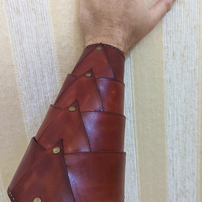 Medieval Arm Guard Leather Pattern PDF, Archery Guard Pattern - Etsy