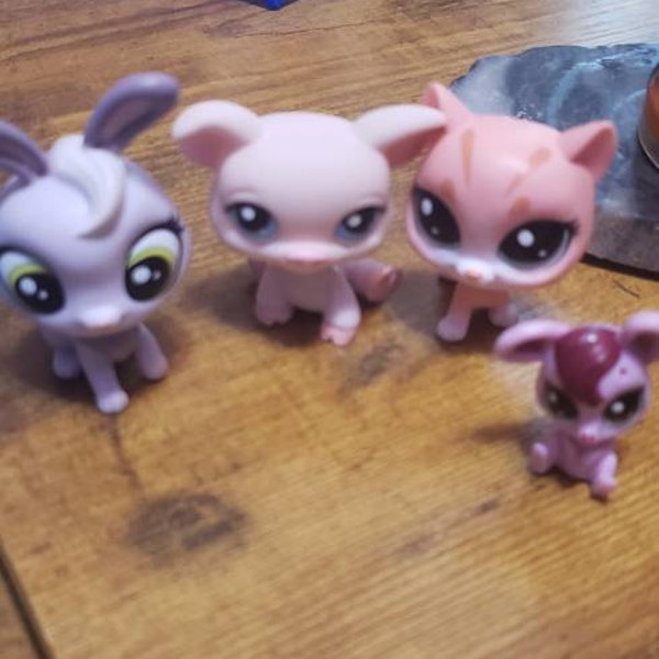 22 Pc Big Bag of LPS Fun 3 Pets 1 Random Cat OR Dog & 2 Other Pets 2 ...