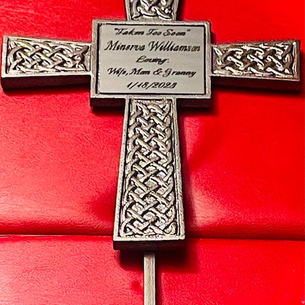 Memorial Cross Stake - Etsy