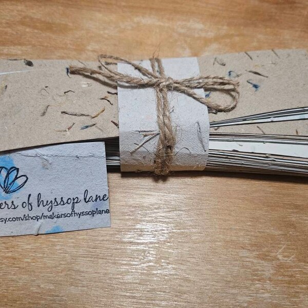 Plantable Holiday Gift Tags, 14 Green Tags With Assorted Stamps ...