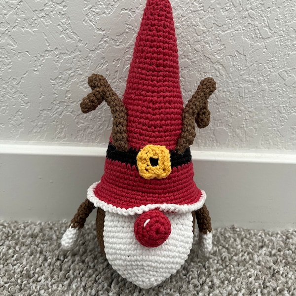 Christmas Crochet Patterns Reindeer Gnomes, Christmas Gnomes Reindeer ...
