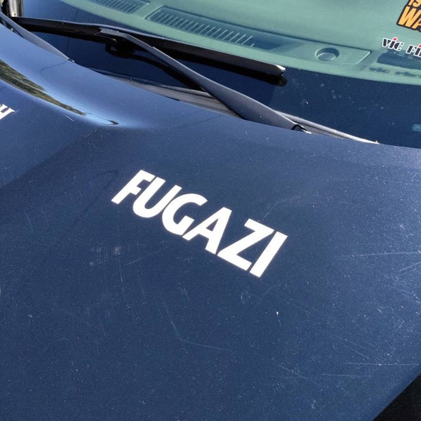 FUGAZI | Band | Vinyl Sticker Decal - Etsy