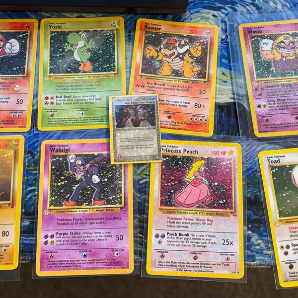 Charizard Base Set Extended Art Full Holo Custom Card - Etsy