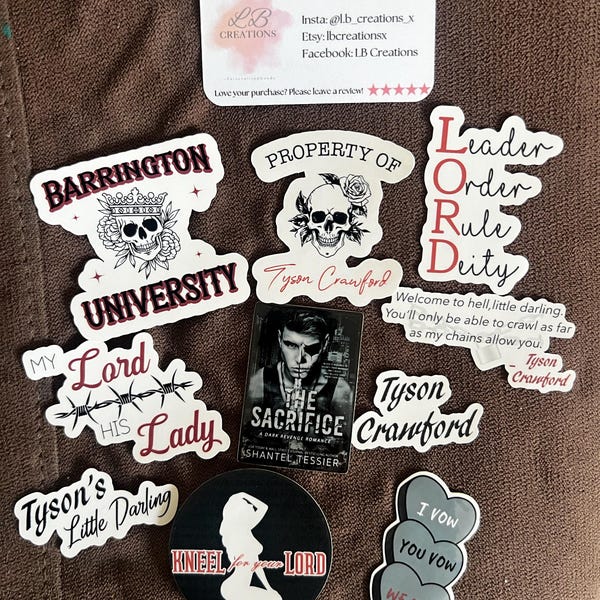 LICENSED | Little Stranger Bookmarks | Dark Romance | Leigh Rivers ...