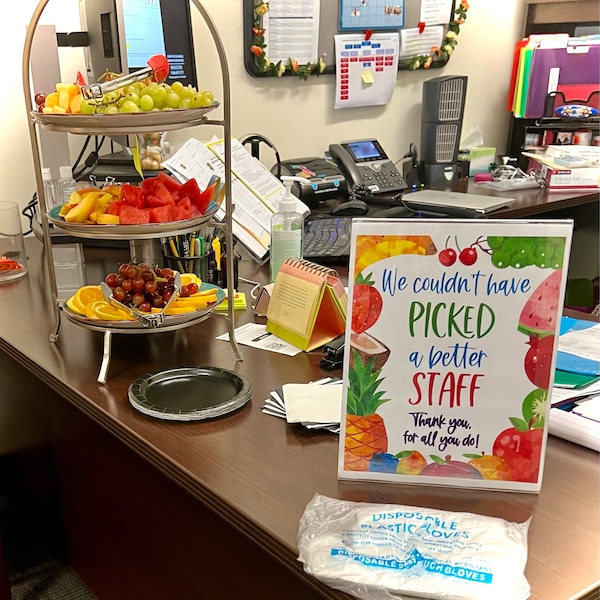 Staff Appreciation Sign, INSTANT Download, Morale Booster Ideas ...