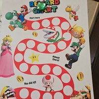 SUPER MARIO Reward Chart | Printable Mario Behavior Chart | Daily Chore ...