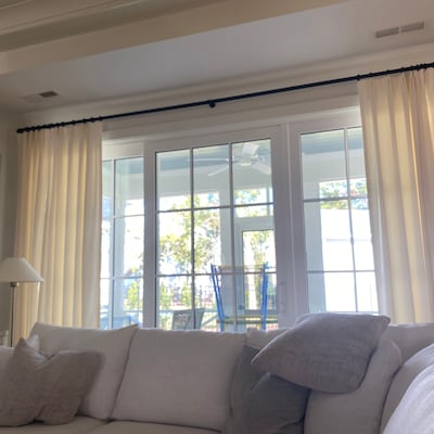 Custom Length Acrylic Drapery Rod - Etsy