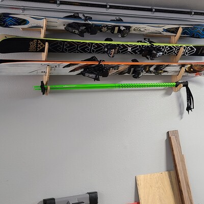 4 Paddleboard Rack and Surfboard Rack Bamboo/birch Vertical Indoor ...
