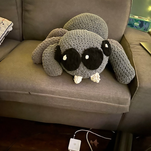 Huge Tarantula Crochet Amigurumi Pattern, Big Spider, Bug, Insect, Tony ...