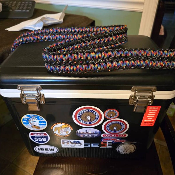 54 Handmade Paracord Rope Engel Lunchbox Cooler Strap Double Cobra ...