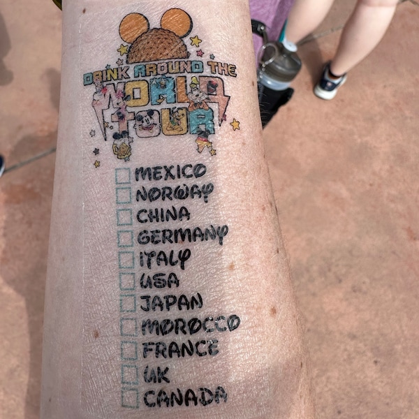 Drinking Around the World Tattoo-food & Wine Festival 2025 -epcot World ...