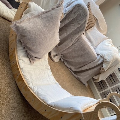 Climbing Arch Bow Rocker for Children Play Ladder Birch - Etsy