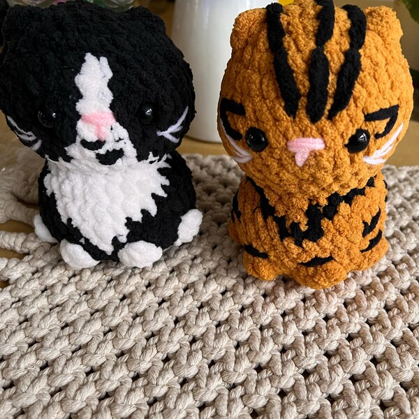 Customizable Crochet Farm Animal Rattle | Adorable Duck, Cow, Pig ...