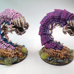 Purple Worm Dnd, Dungeons and Dragons, Tabletop Gaming, Miniature ...
