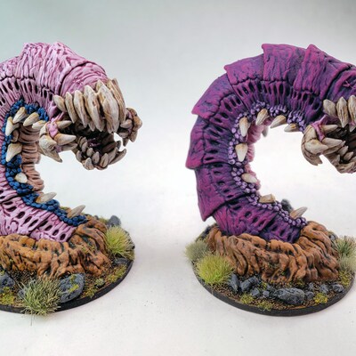 Purple Worm Dnd, Dungeons and Dragons, Tabletop Gaming, Miniature ...