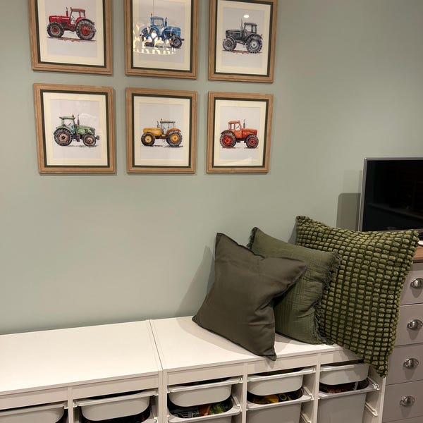 Set of 12 Dinosaur Prints, Watercolor Dinosaur Wall Art, Printable Kids ...