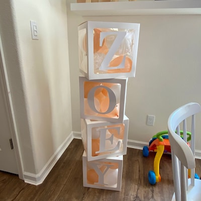 Baby Blocks SVG. PNG. Cut & Layered Files, Circut, Silhouette. Letters ...