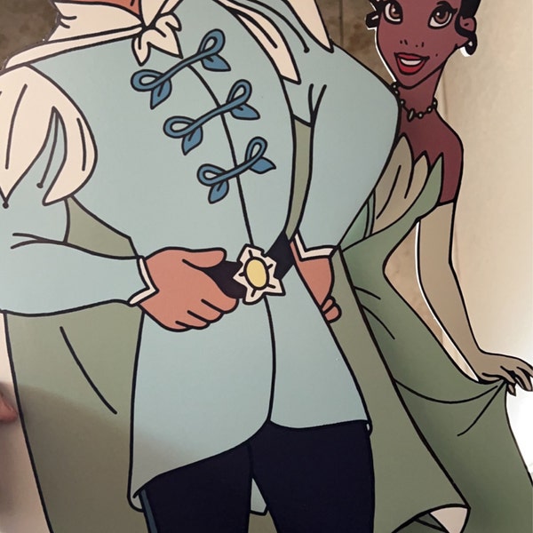 One (1) Tiana Princess Character Prop - Princess Frog Themed Party ...