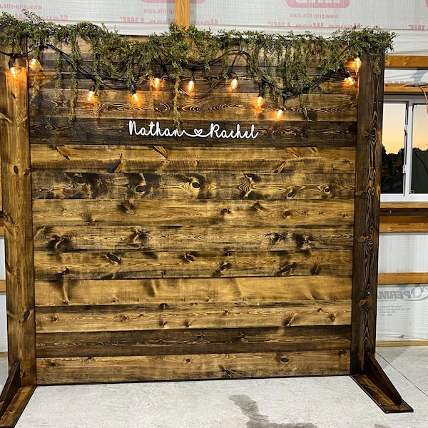 8ft Collapsible Wood Backdrop Plans | Photo Birthday Party Backdrop ...