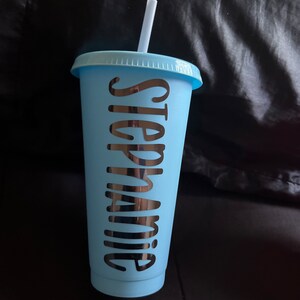 24oz Matte Personalized Cold Cups for the Guys - Etsy