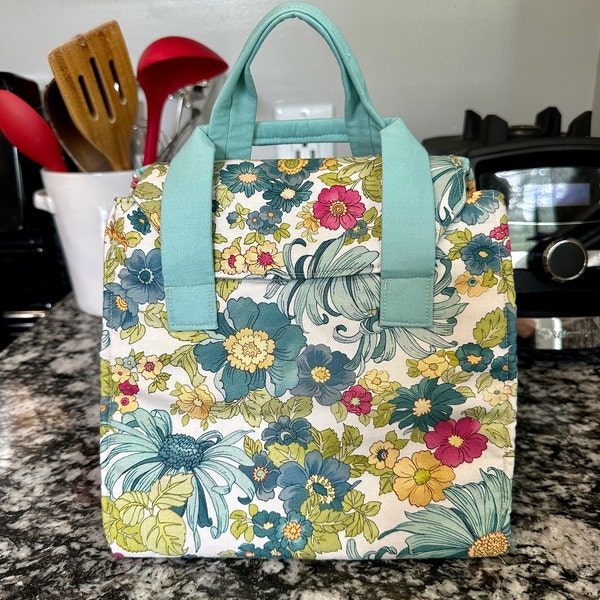 Picnic Perfect Lunch Tote - PDF Sewing Pattern - Bento Box Carrier - Etsy