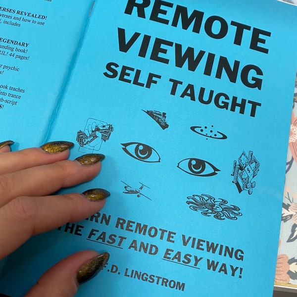 REMOTE VIEWING Self Taught Book Learn Remote Viewing the Fast and Easy ...