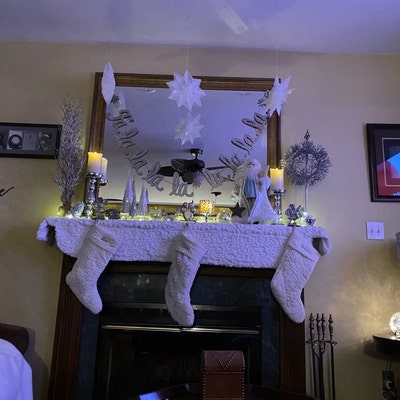 Kraft Paper Star Snowflakes Set of 5/handmade, Paper Ornament/paper Bag ...