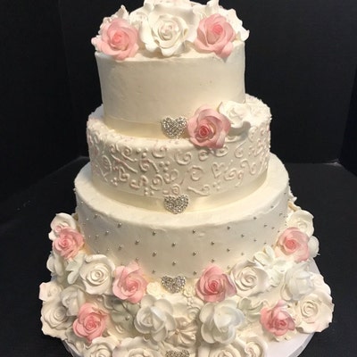 Gumpaste Cake Decorations WHITE Gum Paste Blossoms 24 Piece - Etsy