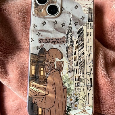 Taylor Evermore Art Phone Case Folklore Lyrics Aesthetic Collage iPhone ...