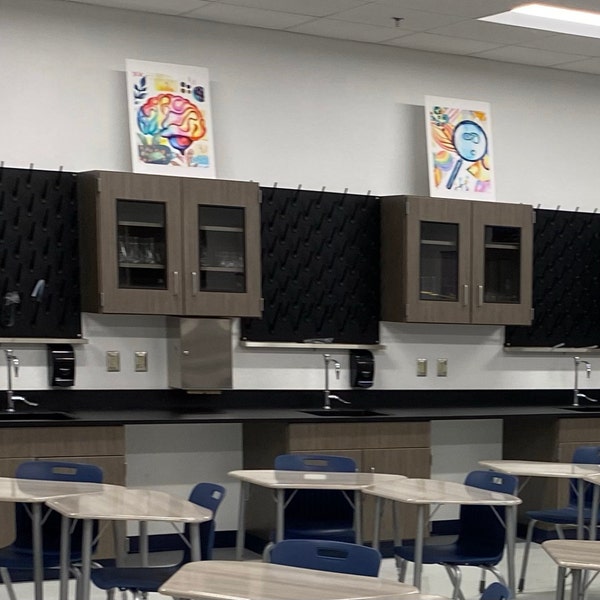 Science Wall Prints, Boho Watercolor Prints, Boho Classroom Wall Art ...