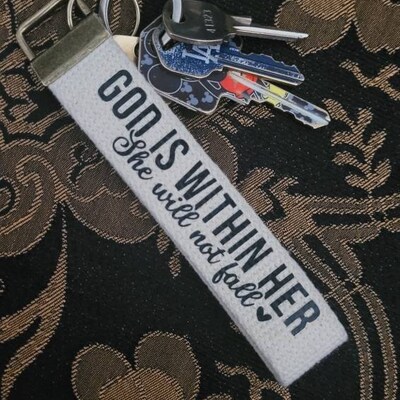 Make Heaven Crowded Keyfob, Christian Keychain 1 Inch, Christian Keyfob ...