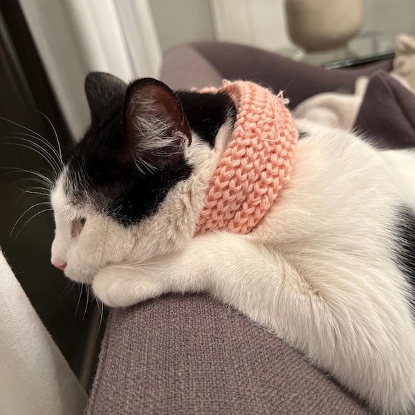 Knitted Muffler, S,L, Dog Cape, Pet Neckwear, Dog Neck Warmer, Pet ...