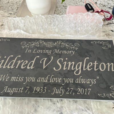 Memorial Stone, Custom in Loving Memory Stone, Memorial Plaque ...