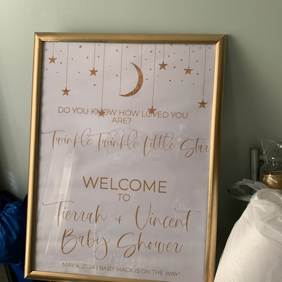 Pick a Team Gender Reveal Sign , Team Boy, Team Girl Sign, Twinkle ...