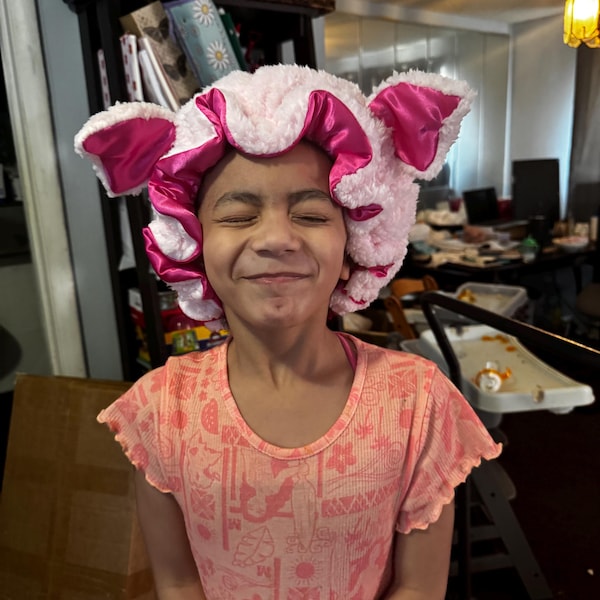 Bear Bonnet, Sleeping Hair Bonnet, Bonnet Hat, Bonnet, Hair Bonnet for ...