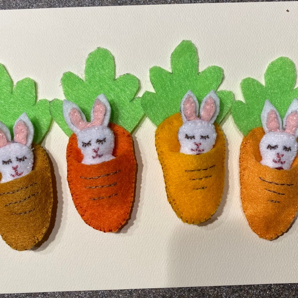 Pattern Bundle | Felt Easter Bunny PDF Sewing Patterns - 'bitty Bunnies ...