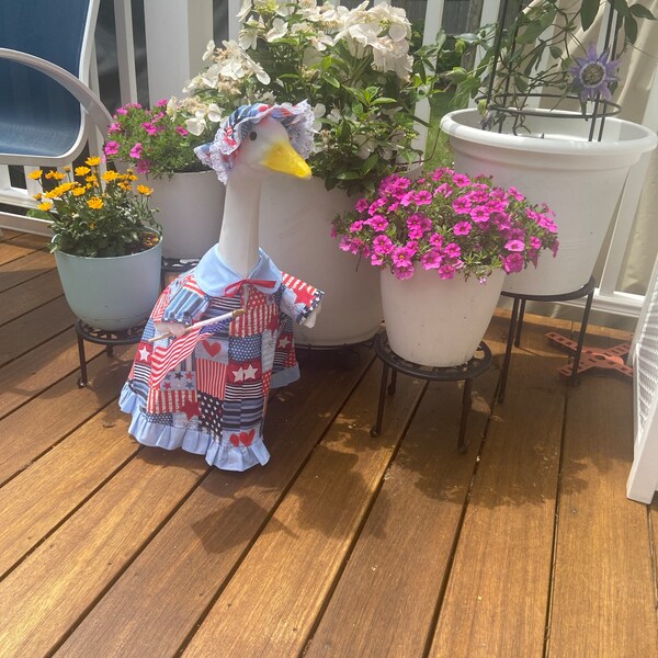 Pink Easter Bunny Porch Goose Outfit - Happy Easter - Fits 23 to 25 ...