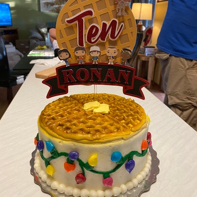 Stranger Things Cake Topper, Personalized Cake Topper, Stranger Things ...