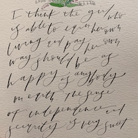 Custom Calligraphy Print // Handwritten // Hand Painted // Scripture ...