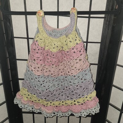 Crochet Dress PATTERN Chantilly Lace Sundress sizes up to 10 Years ...