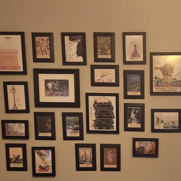 Classic Literature Art Postcard Set | Book Lover Gift - Etsy