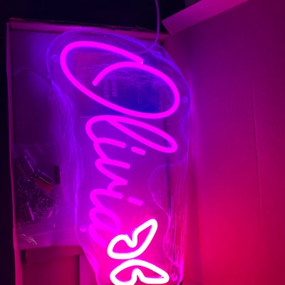 Neon Name Sign Custom Wall Decor, Neon Sign Light Teenage Boy Gifts ...