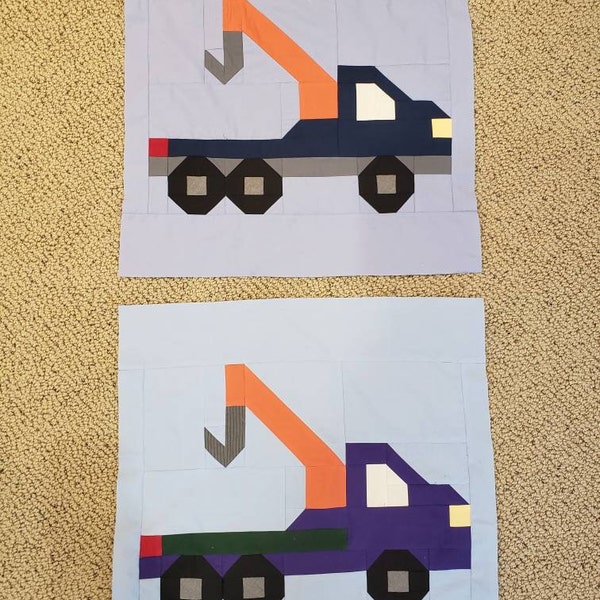 PDF Quilt Block Pattern Hay Wagon Christmas Edition Vehicle Quilt - Etsy