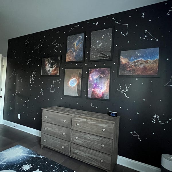 Constellation Stickers, Constellation Decals, Astronomy Wall Art ...