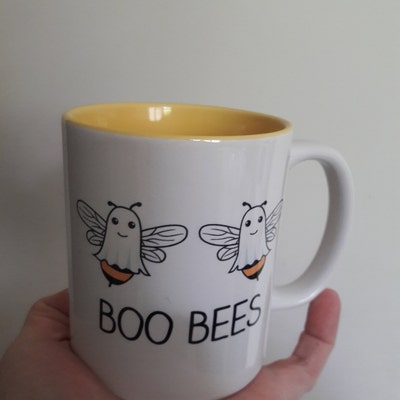 Boo Bees Halloween Mug Novelty Bee Mug Horror Halloween - Etsy